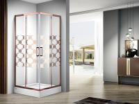 China Sliding Glass Bath Shower Enclosure LBS2482-B TG RG 800×800×2050mm for sale