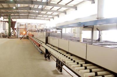 China Length 26 - 60m Roller Type Electric Calendering Glass Furnace for sale
