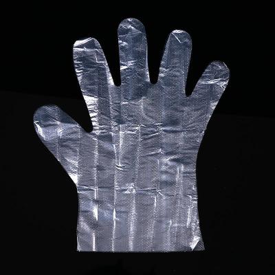 China Plastic Disposable PE Gloves Clear Color Plastic Polythene Disposable Glove for sale