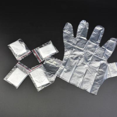 China Beauty Salons Poly Kitchen Waterproof Household Food PE Gloves for sale