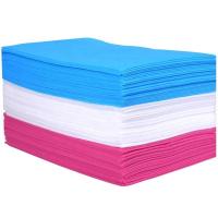 China Hotel Spa Examination Couch Disposable Bed Sheet 16gsm 60gsm for sale