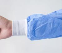 China Non Woven Disposable SMS Surgical Gown 35g With Short Collar for sale