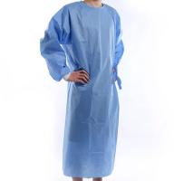 China SMS SMMS Non Woven Fabric Visitor Lab Gown 45g for sale
