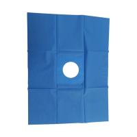 China Medical Surgical Split U Drape Fenestrated Hospital Sheet Disposable for sale