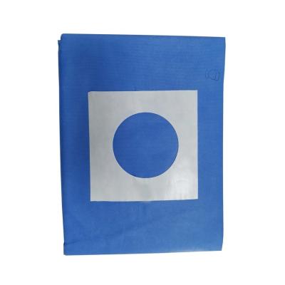 China Medical Surgical Split U Drape Fenestrated Hospital Sheet Disposable for sale