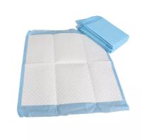 China Customizable OEM Incontinence Bed Pad Medical Blue Underpad for sale