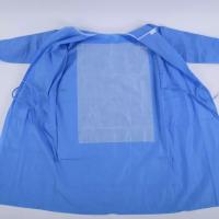 China Trusted Blue Non Woven Surgical Gown SMS Patient Gown for sale