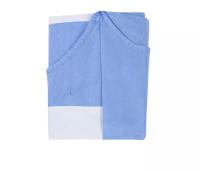 China Trusted Blue Non Woven Surgical Gown SMS Patient Gown for sale