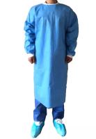 China AAMI Level 2 Standard Blue Surgical Gown Waterproof for sale