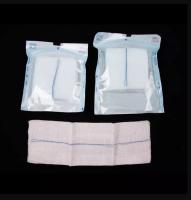 China 100% Cotton Raw Material Woven Gauze Pad Swabs Sterilized for sale