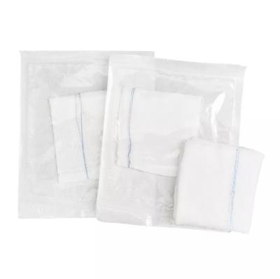 China Sterile 100% Cotton 5cm X 5cm Gauze Swabs With Woven X-Ray Thread for sale