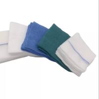 China Surgical 100% Cotton Sterile Folding X-Ray Gauze Swab Absorbent for sale