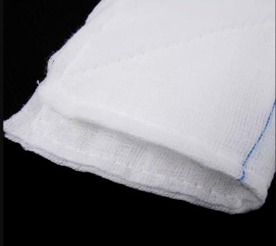 China Pre Washed Absorbent Cotton 12ply 45x45cm With Loop Abdominal Para for sale