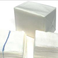 China Pure Cotton Medical Gauze Swab 19*15 4*4 Surgical White Absorbent for sale