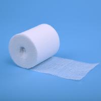 China Breathable 13th Mesh 5cm X 5m Medical Gauze Bandage Roll White Non Sterile for sale