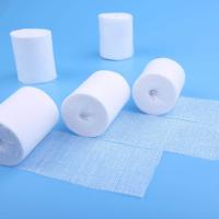 China Breathable 13th Mesh 5cm X 5m Medical Gauze Bandage Roll White Non Sterile for sale