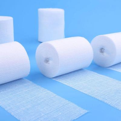 China 17th Mesh 10×10cm Medical Degreasing Gauze Bandage Gauze Roll for sale
