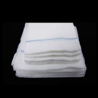 China Consumable Sterile Medical Gauze Swab Sponge Dressing White Folded Edge for sale