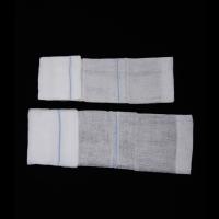 China Consumable Sterile Medical Gauze Swab Sponge Dressing White Folded Edge for sale