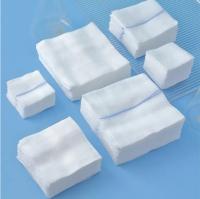 China 10x10cm 12PLY Gauze Pads Medical Gauze Swabs CE Certified X Ray for sale