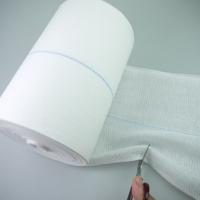 China Absorbent Zigzag Medical Gauze Roll Raw Material Bleached Comber for sale