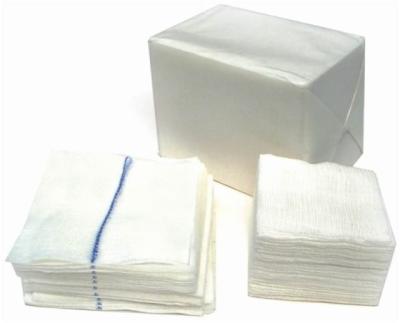 China FDA Medical Consumable X Ray Detectable Swabs 13th 17th 20th Mesh for sale