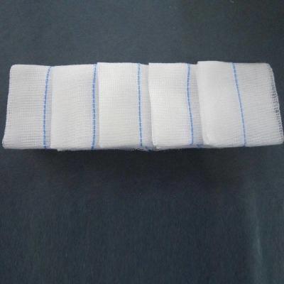 China TUV Certified EO Sterile Packing 4X4 2x2 Cotton Gauze Pads  High Absorbency for sale