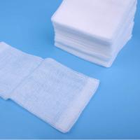 China 10cmx10cm 12ply Medical Gauze Pads Non Sterile 100% Bleached Cotton for sale