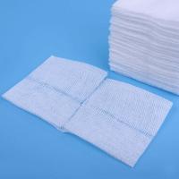 China 10cmx10cm 12ply Medical Gauze Pads Non Sterile 100% Bleached Cotton for sale