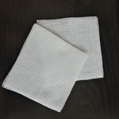 China White Surgical 100% Cotton Gauze Swab 5Pkt 7.5 X 7.5cm 12ply 30*20 Mesh for sale