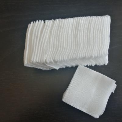 China Wound Dressing Sterile Cotton Gauze Swabs 7.5x7.5 8 PLY Wound Cleaning for sale