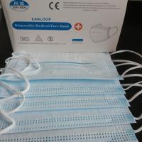 China Disposable Blue Earloop Face Mask from OEM - Comfortable & Breathable with 3-Ply Protection for sale