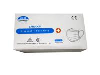 China Anti Bacteria Surgical Medical Face Mask , Earloop Mouth Mask 3 Ply CE Certificate for sale