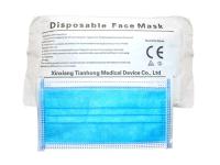 China Three Ply Disposable Medical Face Mask  , Non Woven BFE99% Surgical Mask for sale