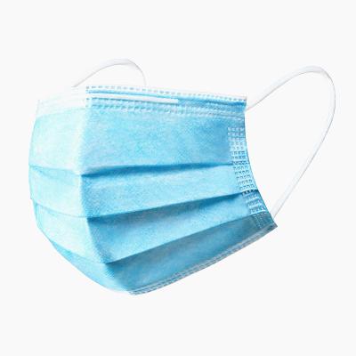China 3 Ply PP Non Woven Filter Fabric Earloop Medical Face Mask for sale