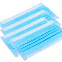 China Anti Virus Bfe98 Fda 3 Ply Disposable Face Mask 17.5*9cm Size for sale