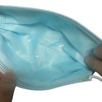 China Blue Color Pfe 98% 3 Ply FDA Medical Grade Face Mask for sale