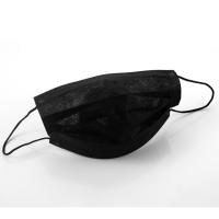 China Non Woven Fashion Black CE FDA 17.5*9.5 Medical Face Mask for sale