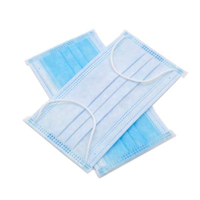 China 50pcs Box 3 Ply Meltblown Nonwoven Disposable Medical Face Mask for sale