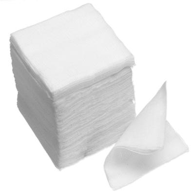 China Sterile Cotton 21s 2x2 Medical Gauze Swab With CE ISO Certificates for sale