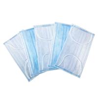 China 3 Ply Protective Surgical Medical Nonwoven Disposable Facial Face Mask 17.5x9.5cm for sale