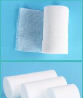 China Cotton Fabric Absorbent Bleached Medical Gauze Rolls Hospital Use Jumbo for sale
