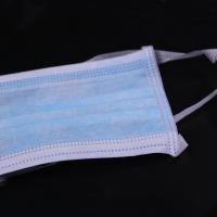 China Pp 3 Ply Ear Loop Medical Face Mask Blue White Color for sale