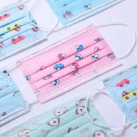 China FDA Disposable Children Mask , Cartoon 3 Ply Kids Fashion Mask for sale