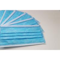 China Blue 3 Ply Dust Proof Medical Face Mask Disposable for sale
