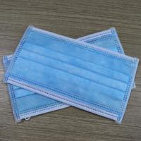 China 3 Ply Class Ii Blue Non Woven Surgical Mask 17.5*9cm for sale