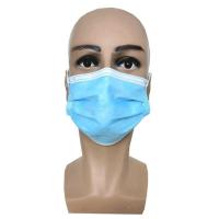 China BFE 98% 50pcs/Box Surgical Disposable Mask Blue 3 Ply for sale