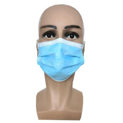 China BFE 98% 50pcs/Box Surgical Disposable Mask Blue 3 Ply for sale