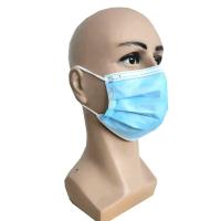 China BFE 98% 50pcs/Box Surgical Disposable Mask Blue 3 Ply for sale