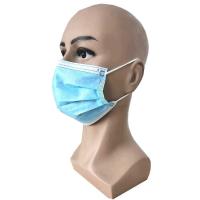 China BFE 98% 50pcs/Box Surgical Disposable Mask Blue 3 Ply for sale